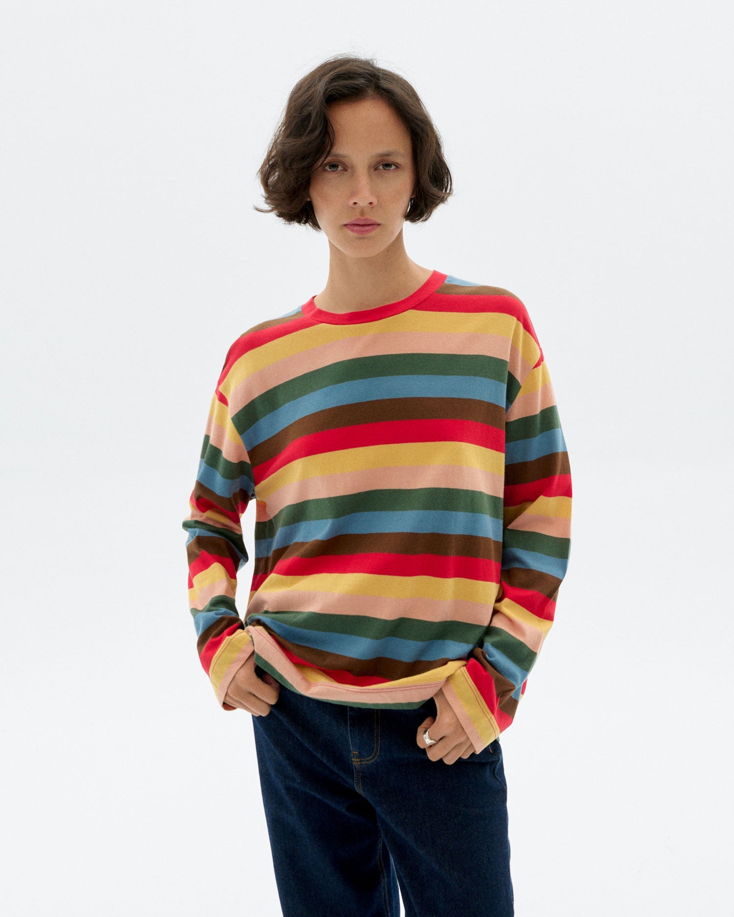 Long sleeve striped Emily t-shirt – THINKING MU APAC